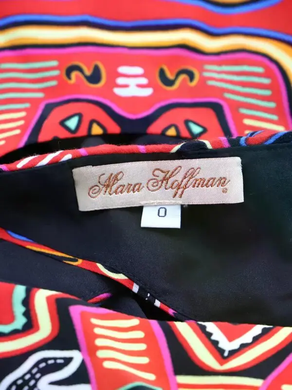 Mara Hoffman Printed Mini Dress With Cut-out Detail