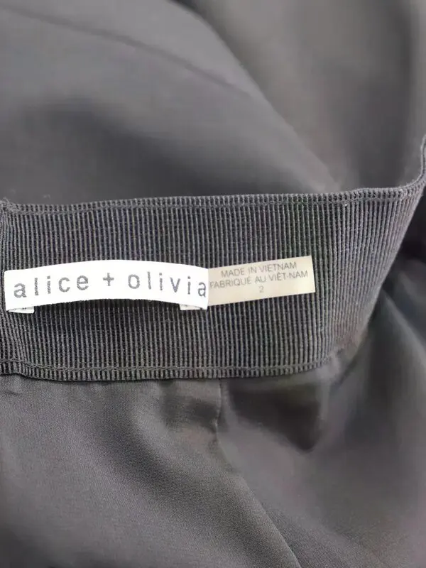 Alice + Olivia Zip Mini Skirt