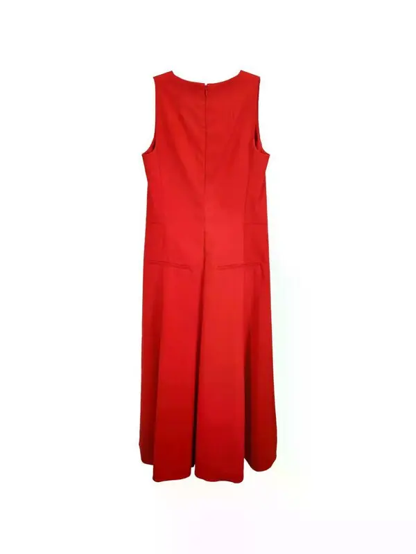 Akris Cotton Fluted Midi Dress