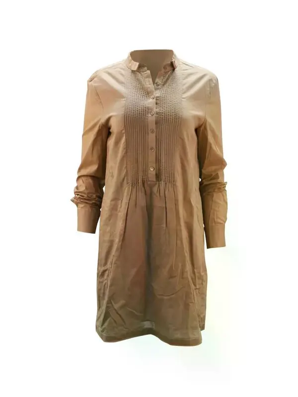 JOSEPH Long-sleeve Midi Shirt Dress - Brown