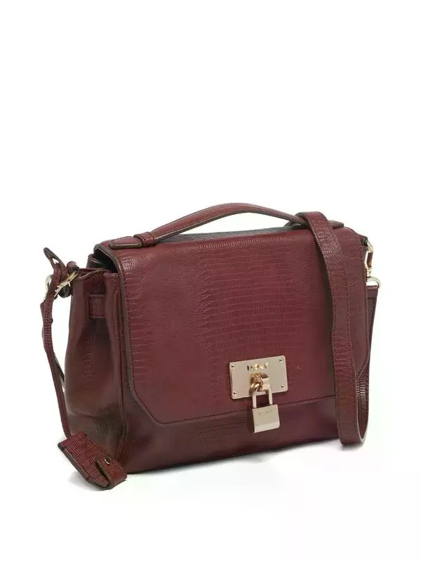 Dkny Lizard-embossed Top-handle Bag