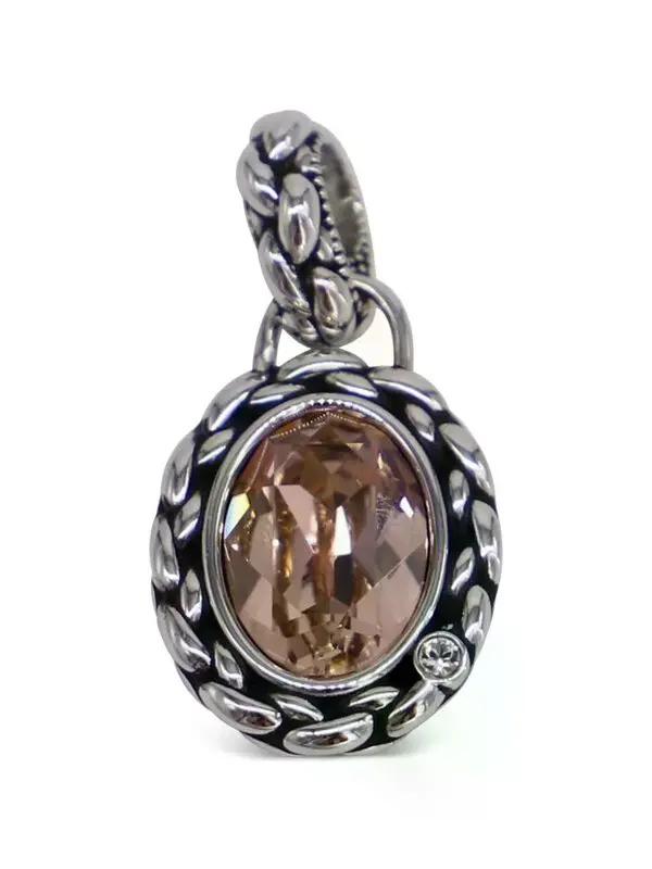 SWAROVSKI Embellished Crystal Pendant - Silver