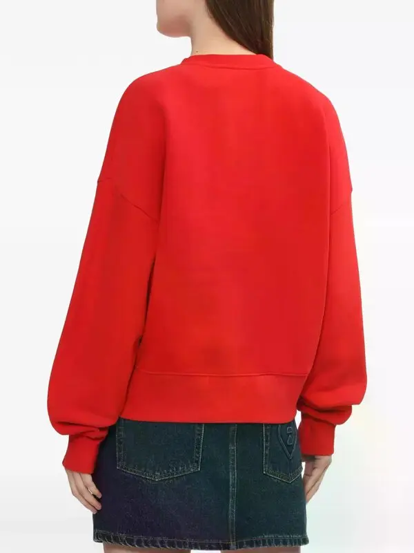 A BATHING APE Graphic Print Sweatshirt - Red