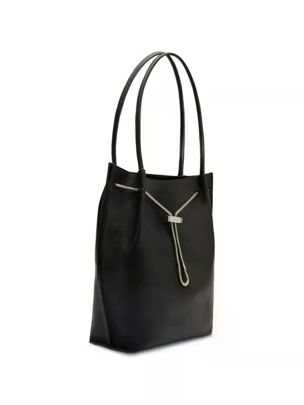 By Far Kayla Leather Shoulder Bag - Black