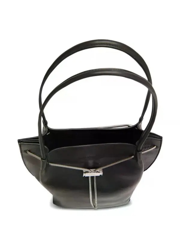 By Far Kayla Leather Shoulder Bag - Black