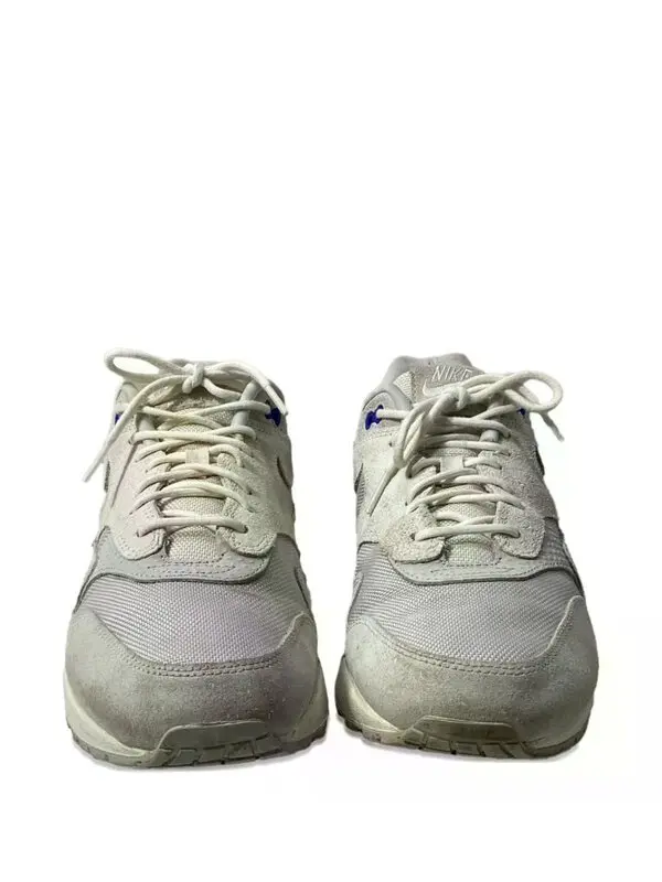 Nike Air Max 1 Suede Lace-up Sneakers - Neutrals