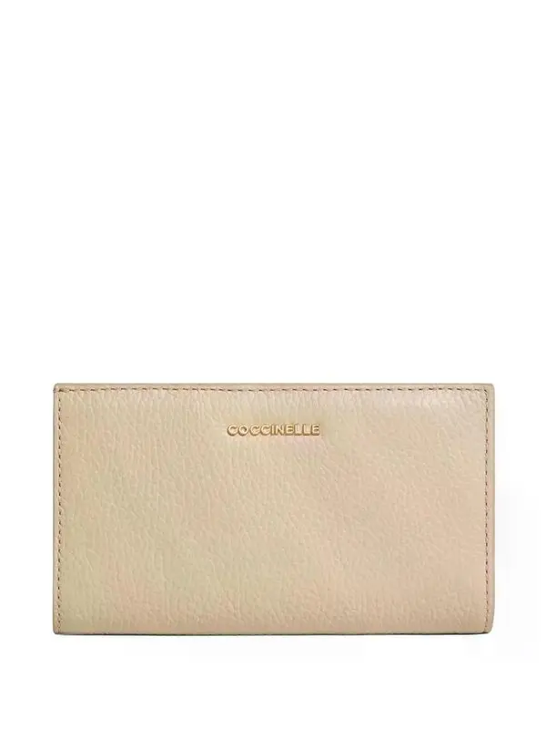COCCINELLE Logo-appliqué Wallet - Neutrals