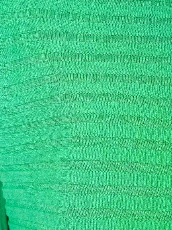 Issey Miyake Ribbed Round Neck Top