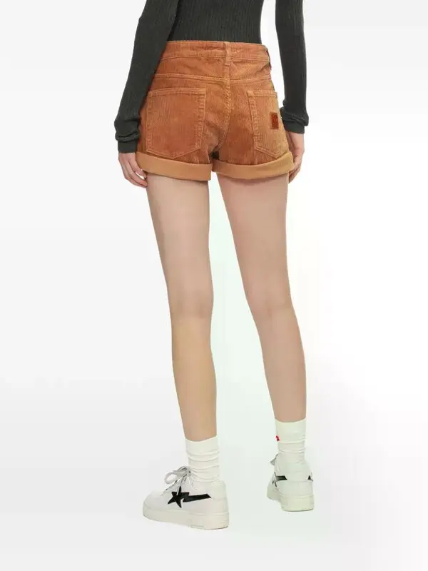A BATHING APE Corduroy Logo Patch Shorts