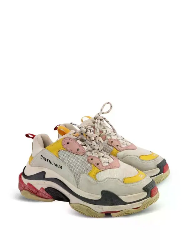 Balenciaga Triple S Leather Trainers