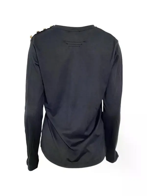 Balmain Embroidered Long-sleeve T-shirt