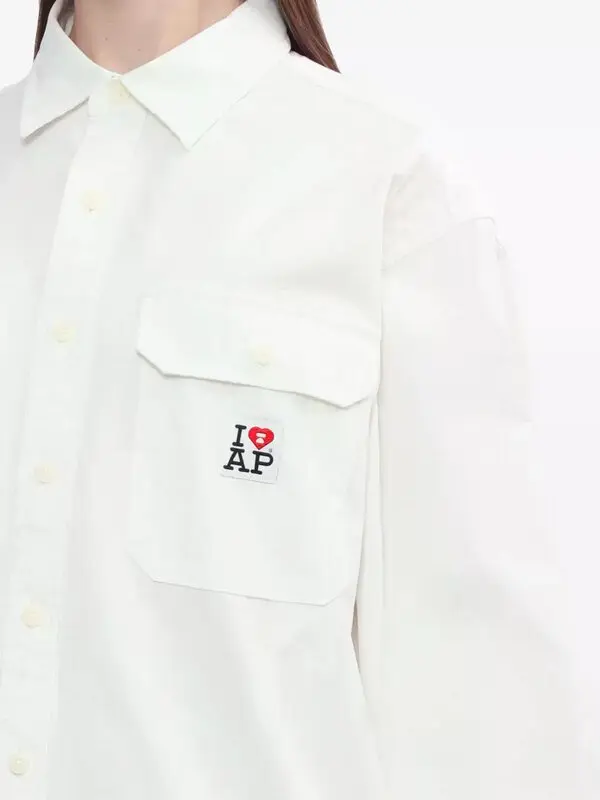 A BATHING APE Heart Pocket Shirt