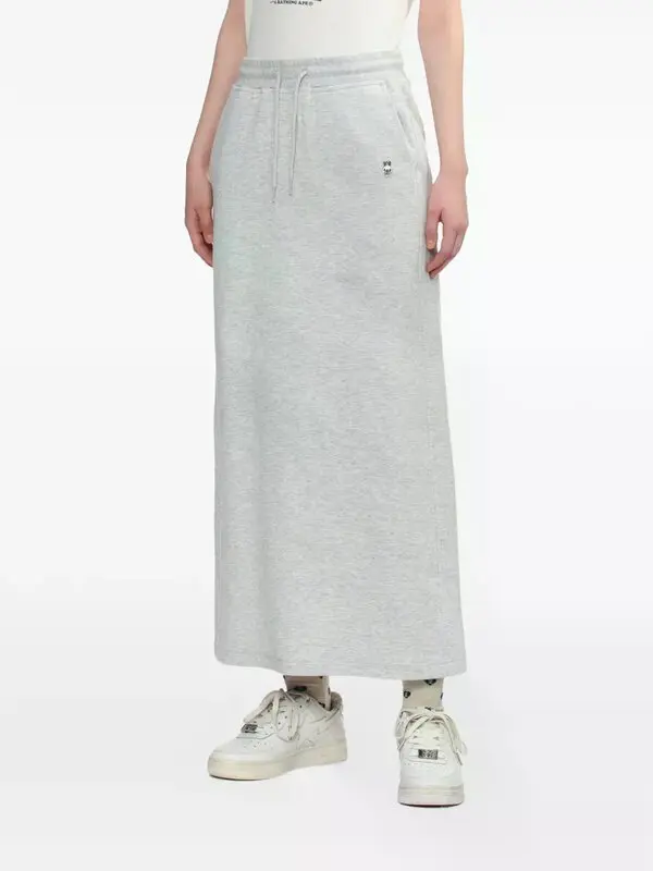 A BATHING APE Maxi Skirt With Drawstring Waistband