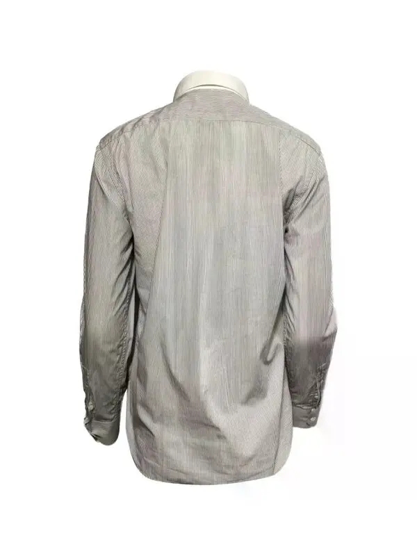 Saint Laurent Striped Long-sleeve Shirt
