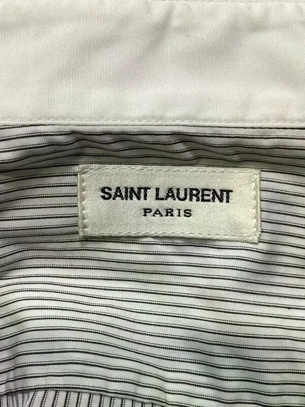 Saint Laurent Striped Long-sleeve Shirt