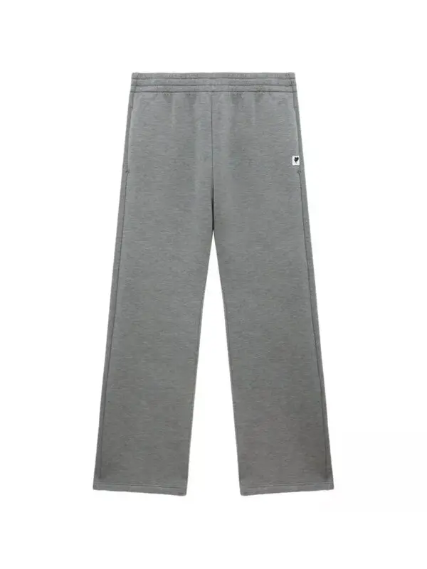 A BATHING APE Logo Patch Straight Leg Trousers