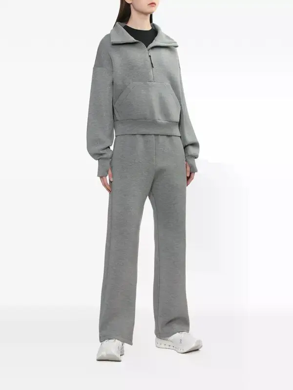 A BATHING APE Logo Patch Straight Leg Trousers
