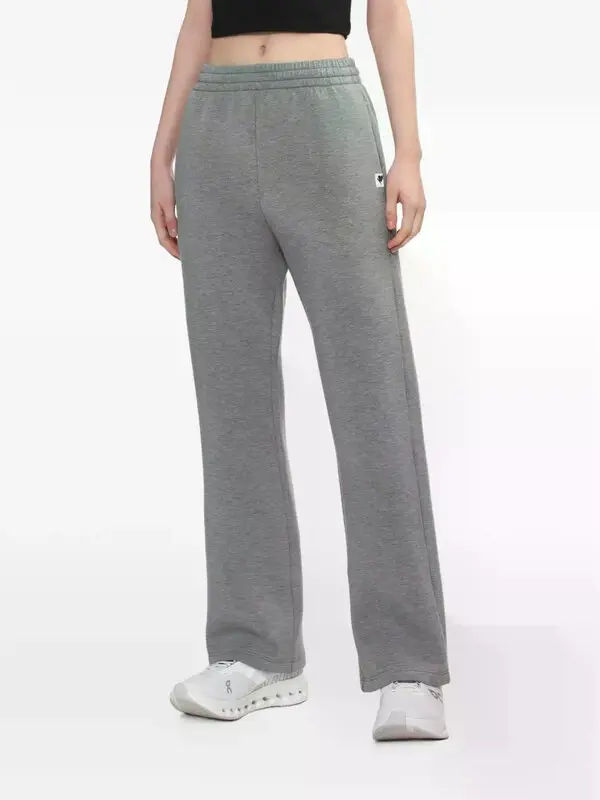 A BATHING APE Logo Patch Straight Leg Trousers
