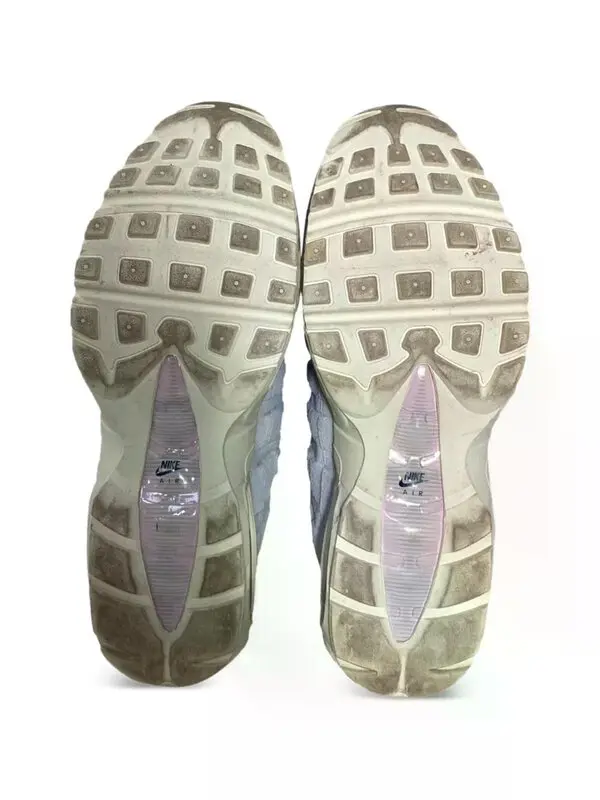 Nike Max 95 Suede Lace-up Sneakers - Grey