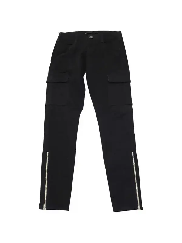 J Brand Cargo Trousers With Ankle Zips - Black