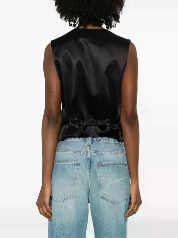 Alexander Wang Embellished V-neck Waistcoat