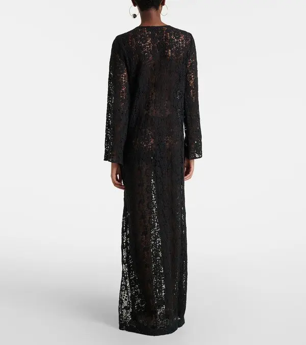 NILI LOTAN Della Cotton Lace Kaftan
