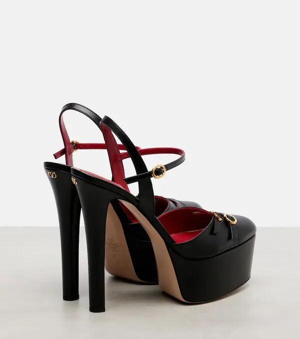 Valentino Garavani Crasher Platform Pumps - Black