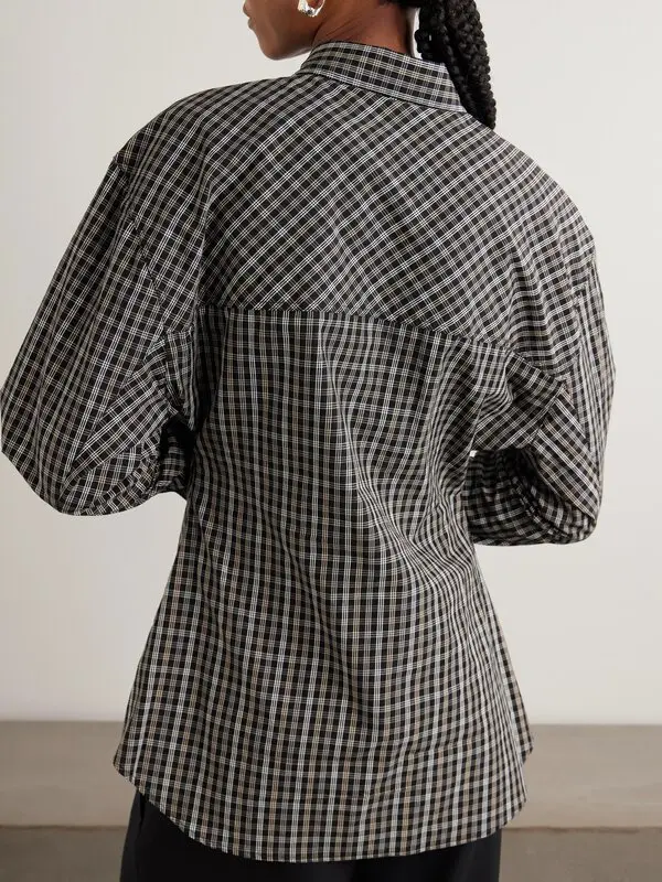 RÓHE Checked Cotton-poplin Shirt - Multi