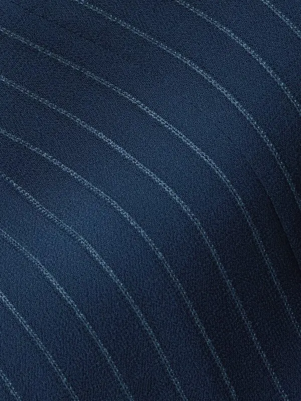 JOSEPH Garcia Pinstriped Crepe Blouse - Blue