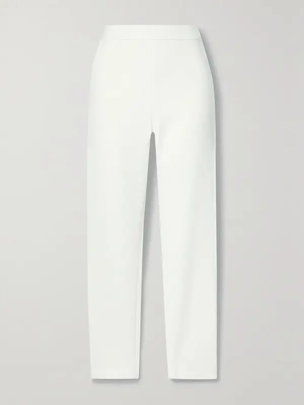 Brandon Maxwell Crepe Slim-leg Pants