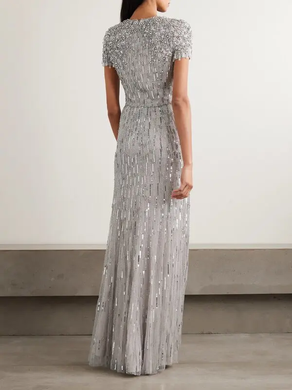 Jenny Packham Eliza Embellished Tulle Gown