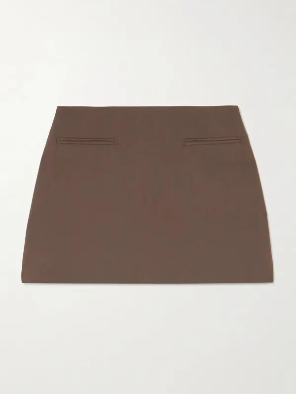 SIR. Dylan Woven Mini Skirt - Brown