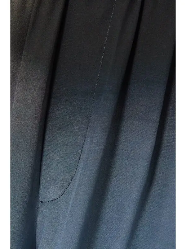 Gauchère Pleated Ombré Woven Wide Leg Pants