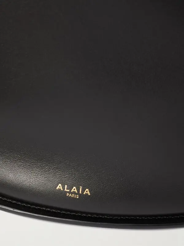 Alaïa Hip' Leather Bucket Bag - Black