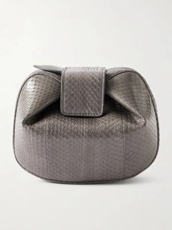 Gabriela Hearst Soft Demi Clutch - Gray