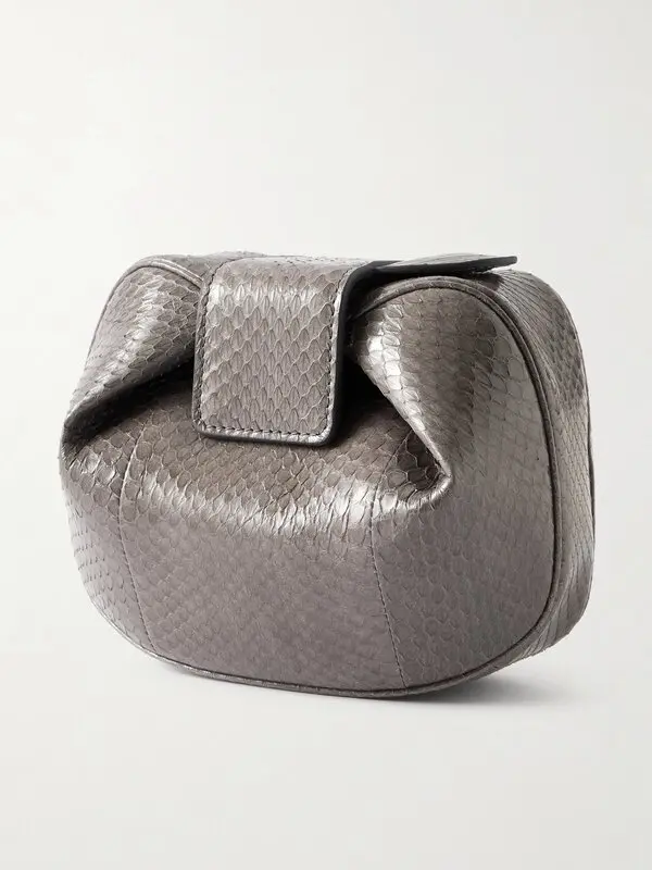 Gabriela Hearst Soft Demi Clutch - Gray