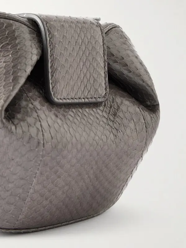 Gabriela Hearst Soft Demi Clutch - Gray
