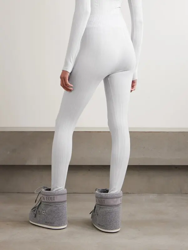Cordova Sol Ribbed-knit Leggings - Gray