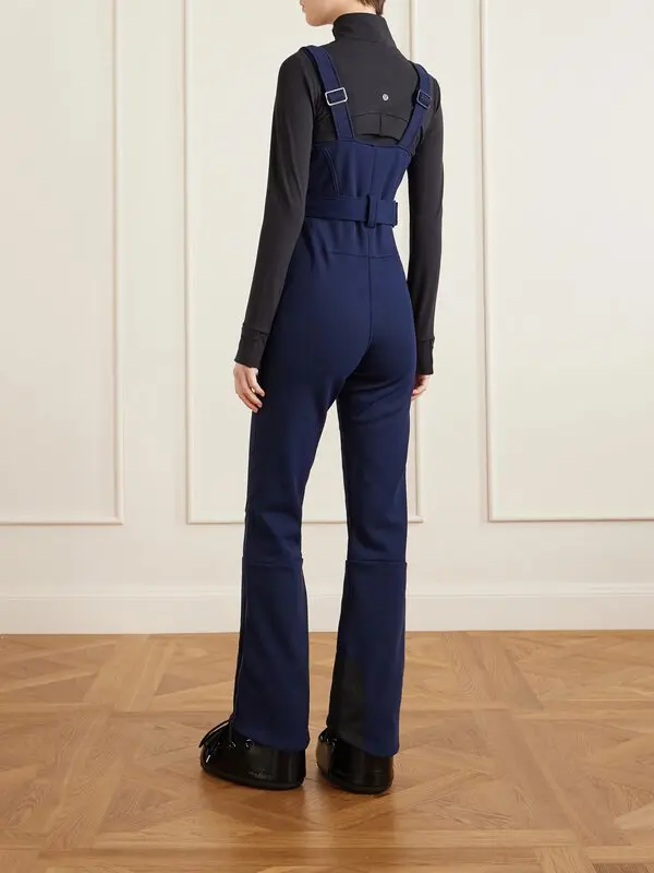 Cordova Fernie Belted Gingham Seersucker Ski Salopettes