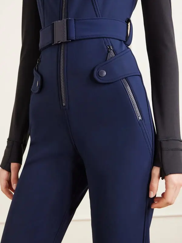 Cordova Fernie Belted Gingham Seersucker Ski Salopettes