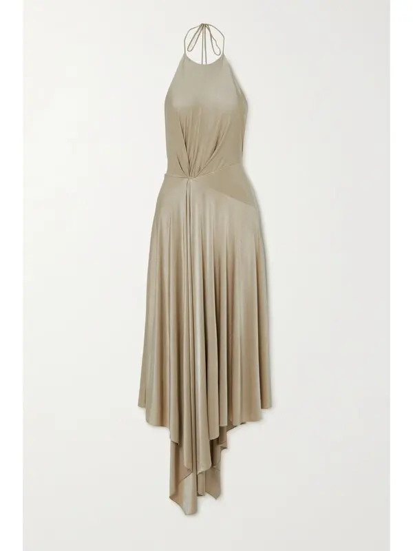 Alexandre Vauthier Stretch-jersey Halterneck Midi Dress