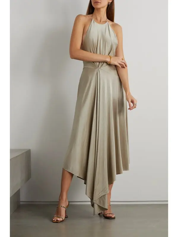 Alexandre Vauthier Stretch-jersey Halterneck Midi Dress