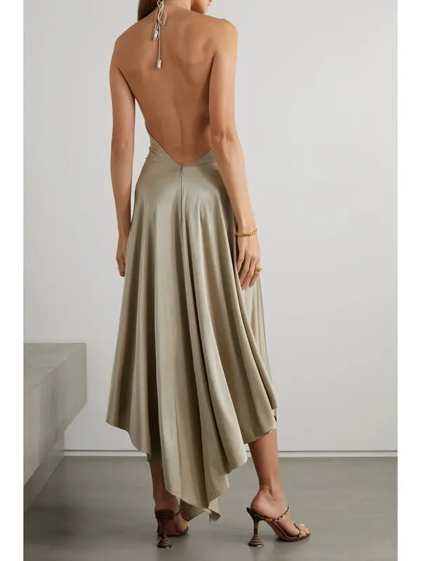 Alexandre Vauthier Stretch-jersey Halterneck Midi Dress