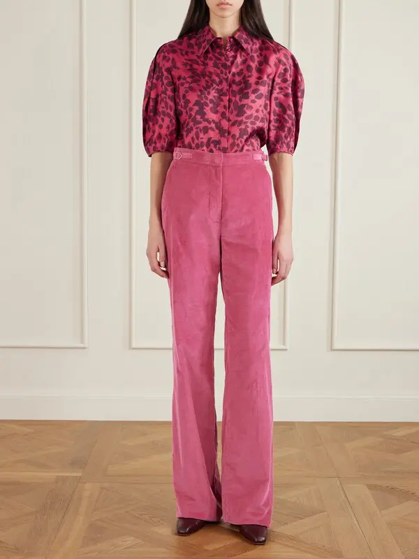 Gabriela Hearst Sansi Printed Silk-twill Shirt