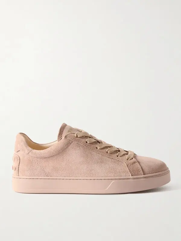 TOD'S Cassetta Suede Sneakers - Neutrals