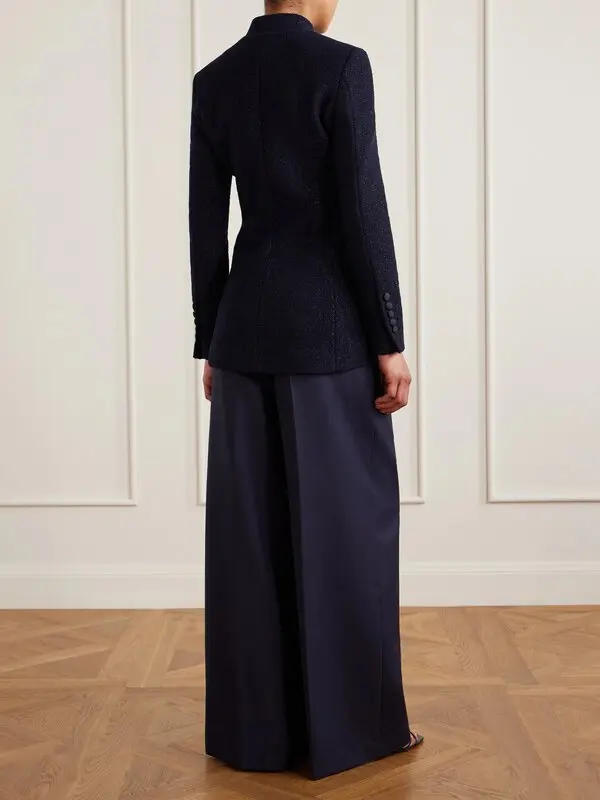 LIBEROWE Raja Metallic Wool-blend Bouclé-tweed Jacket