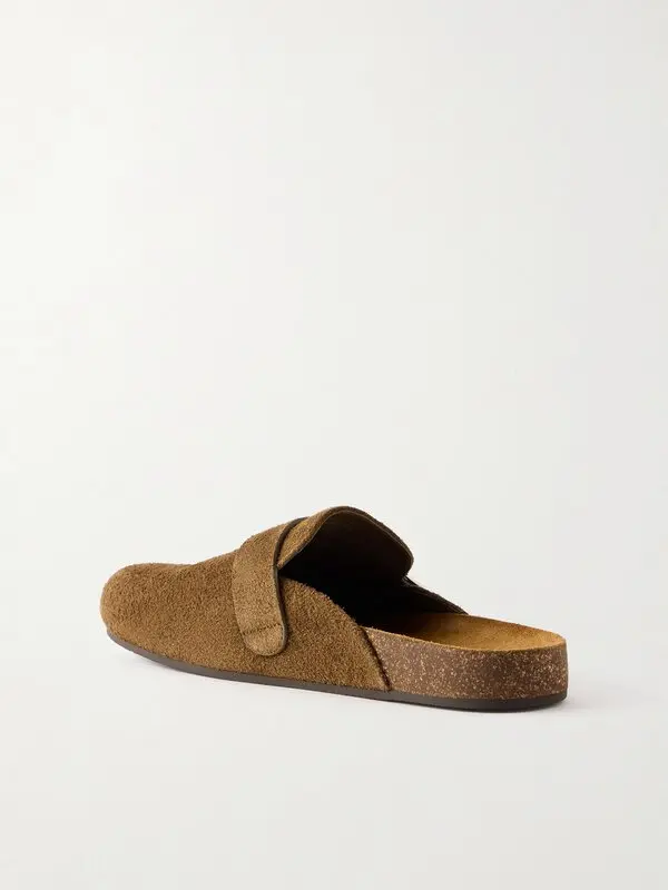 Tory Burch Mellow Embellished Suede Clogs