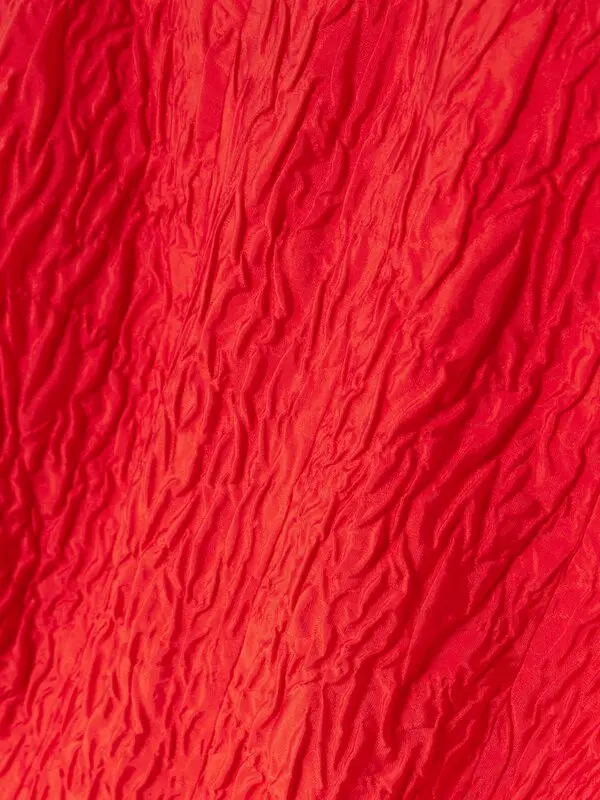ROKSANDA Eni Cropped Satin-cloqué Top - Red
