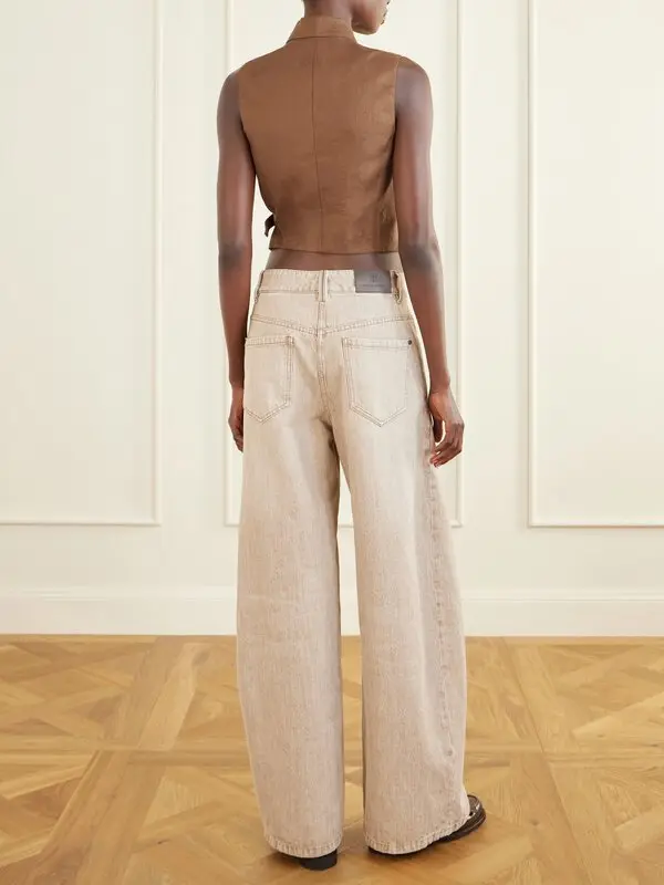 Brunello Cucinelli Linen-twill Wrap Vest