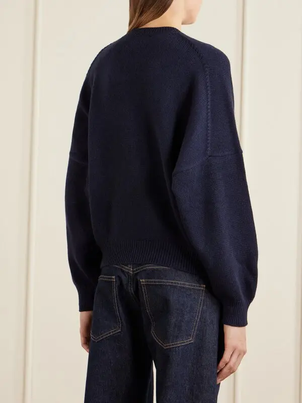 Khaite Margaux Oversized Cashmere Sweater - Blue